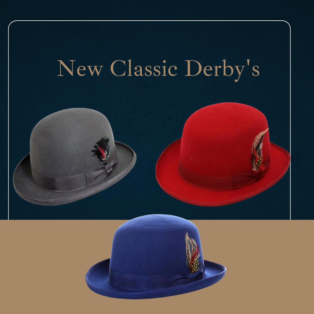 Derby Bowler Hats – By Day Fashion