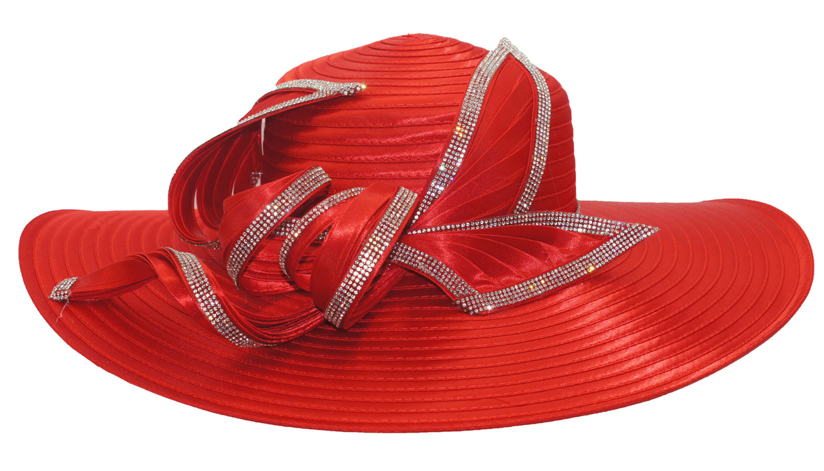 Women Church Hat 203 Red – By Day Fashion